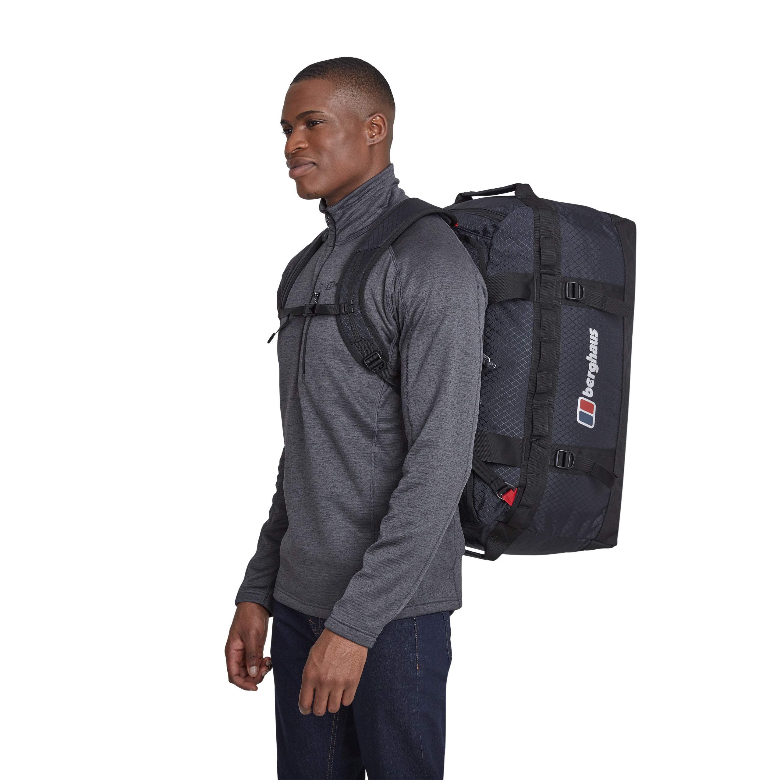 Berghaus Unisex Duffle Bag, Expedition Dark Grey/Black, 60 Liters