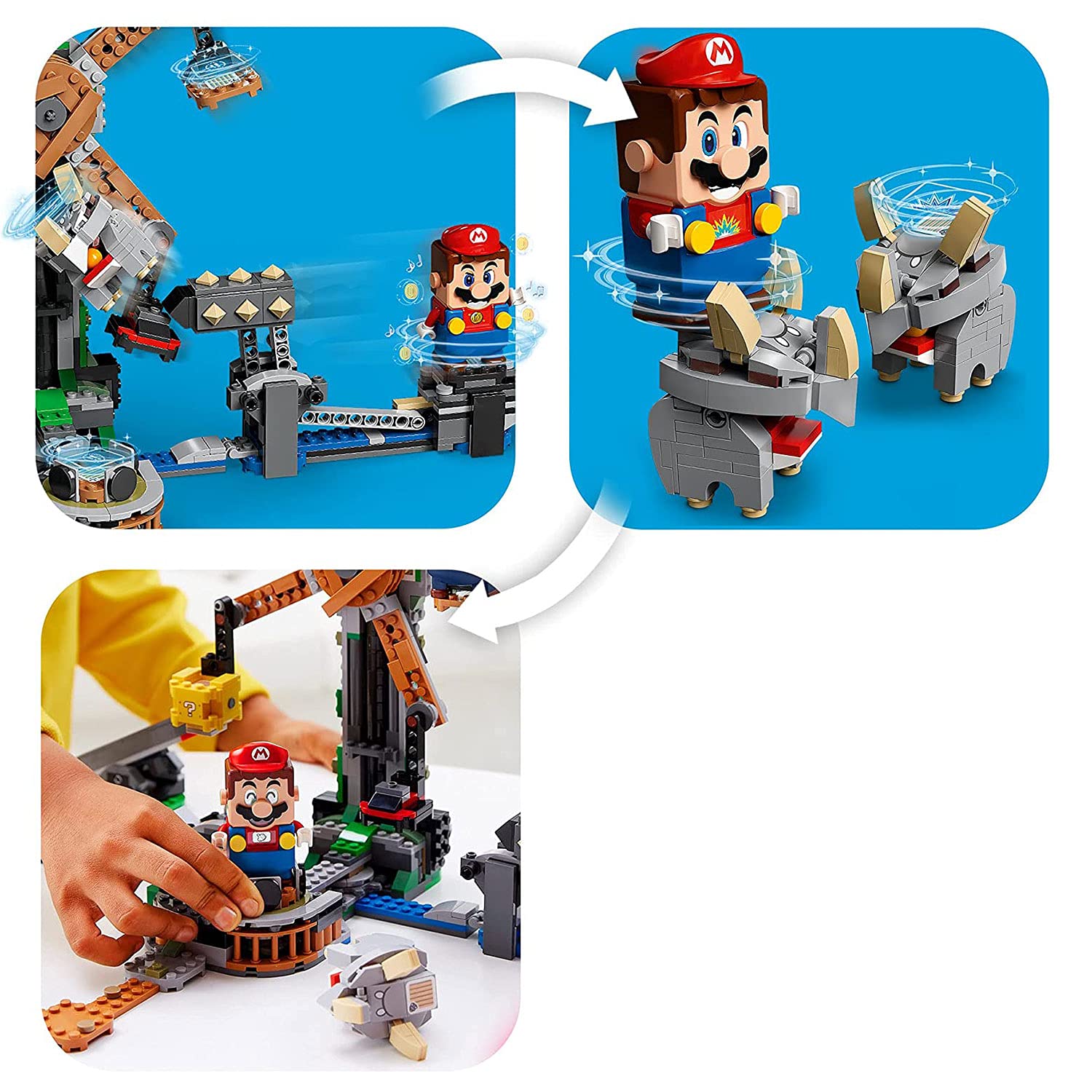 LEGO Super Mario Reznor Knockdown Expansion Set 71390 Building Kit; Collectible Toy Playset for Kids; New 2021 (862 Pieces)