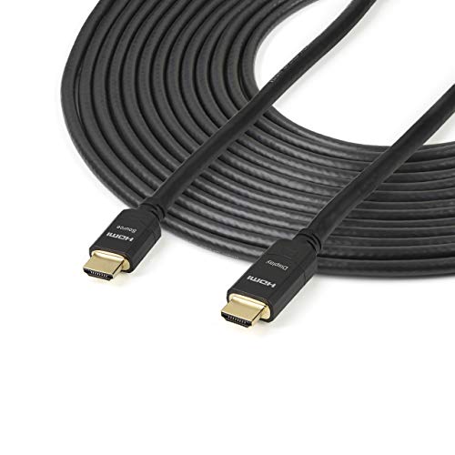 StarTech.com 65 ft (20m) High Speed HDMI Cable β Male to Male - Active - 28AWG - CL2 Rated In-wall Installation - Ultra HD 4K x 2K - Active HDMI Cable (HDMM20MA) Black