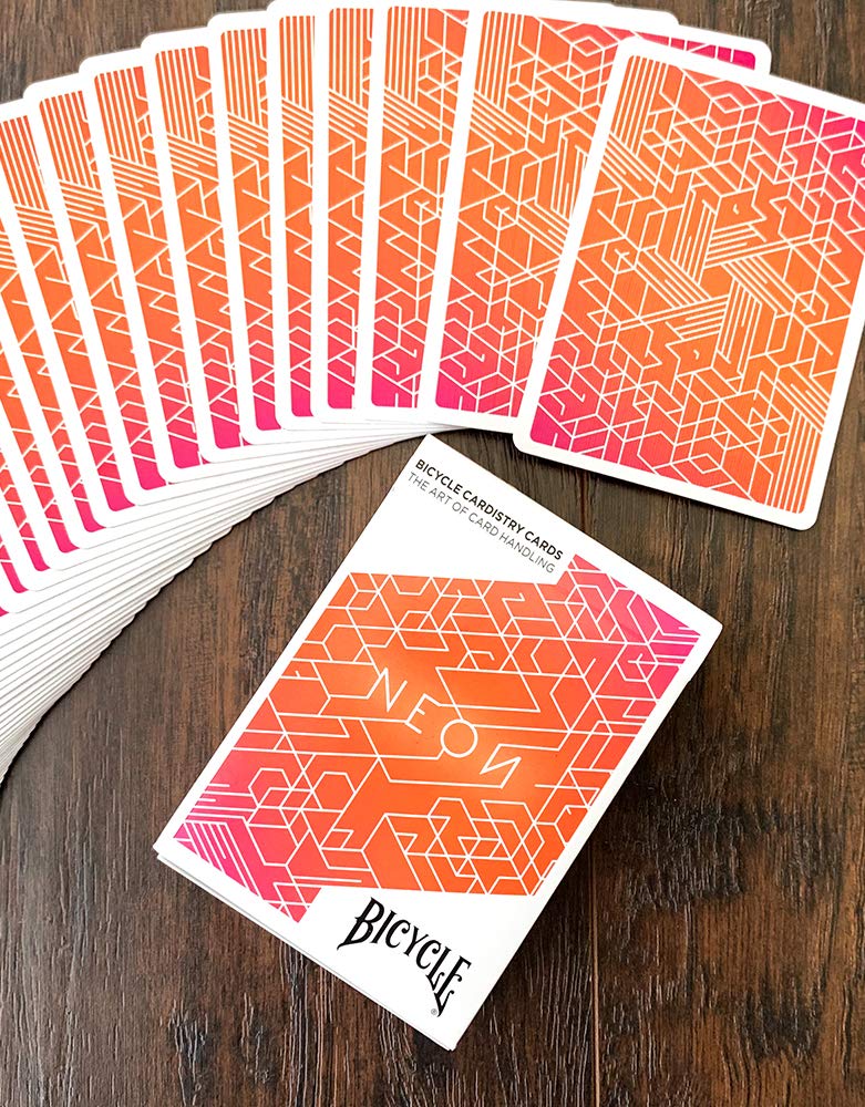 Bicycle Neon Blue Aurora Cardistry Deck (Not A Playable Deck)