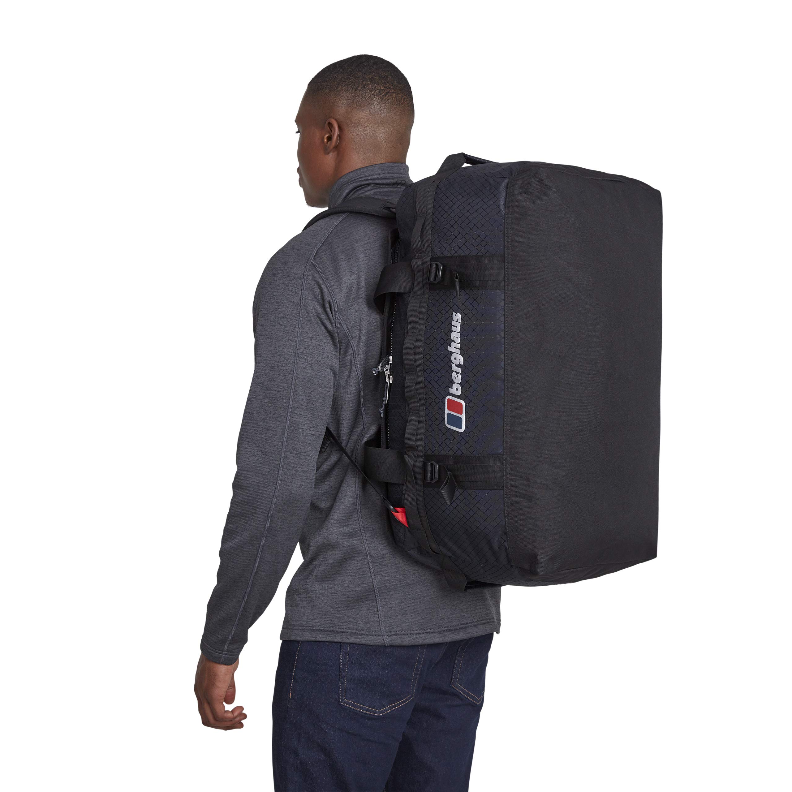 Berghaus Unisex Duffle Bag, Expedition Dark Grey/Black, 60 Liters