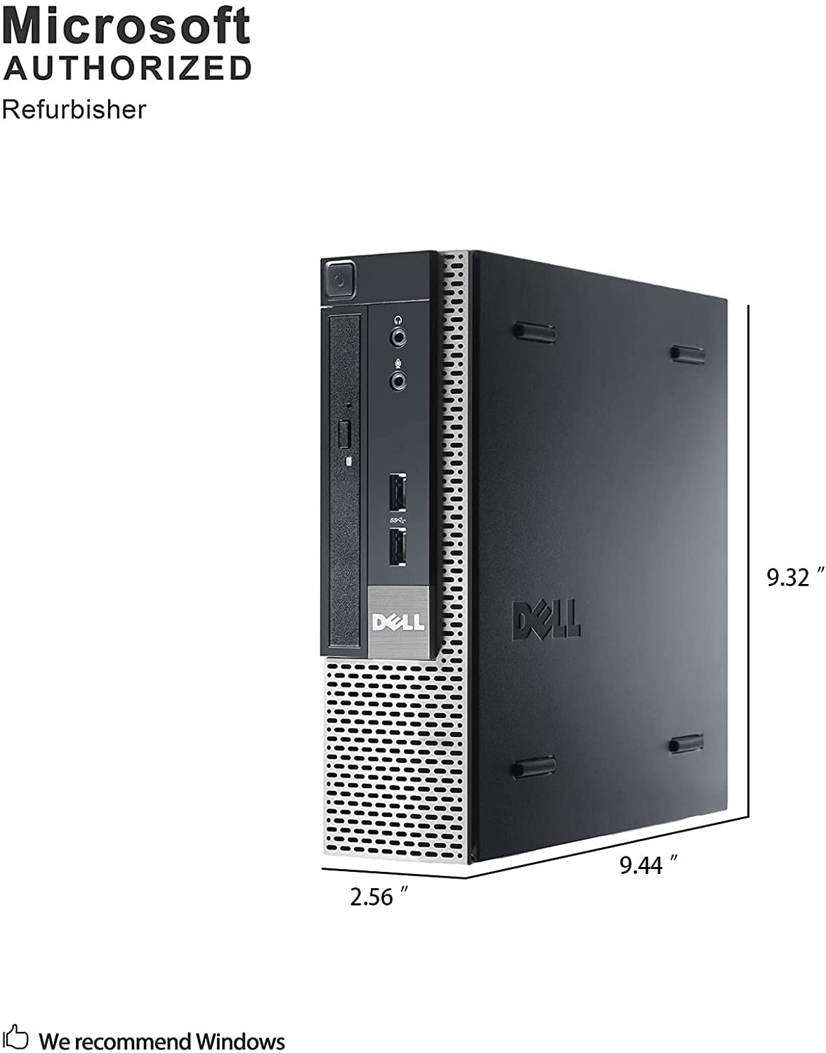 Dell Optiplex 9020 USFF PC, Intel Core i5-4570S, 8GB Ram, 512GB SSD WiFi, DVD-RW, 24 LCD, Windows 10 Pro (Renewed)