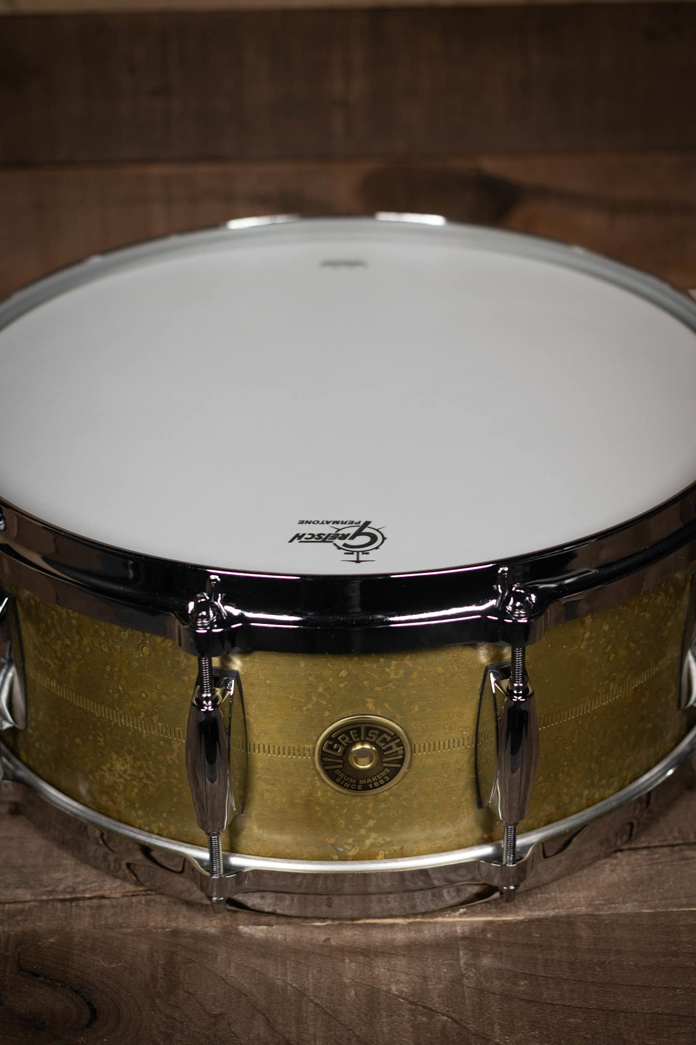 Gretsch Drums Keith Carlock Signature Snare Drum - 5.5 x 14 inch - Vintage Patina
