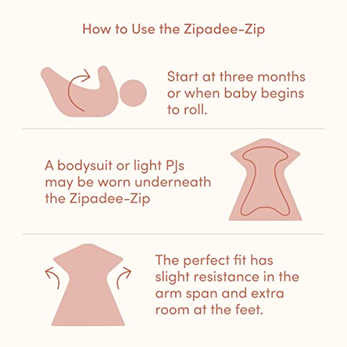 SleepingBaby Zipadee-Zip Transition Swaddle - Fleece Baby Sleep Sack with Zipper - Raccoon Friends, Small (4-8 Month)