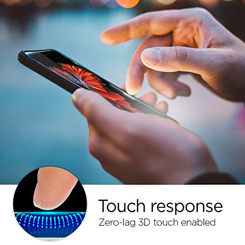 Spigen Tempered Glass Screen Protector [GlasTR EZ FIT] designed for iPhone 8 Plus [5.5 inch] [Case Friendly] - 2 Pack