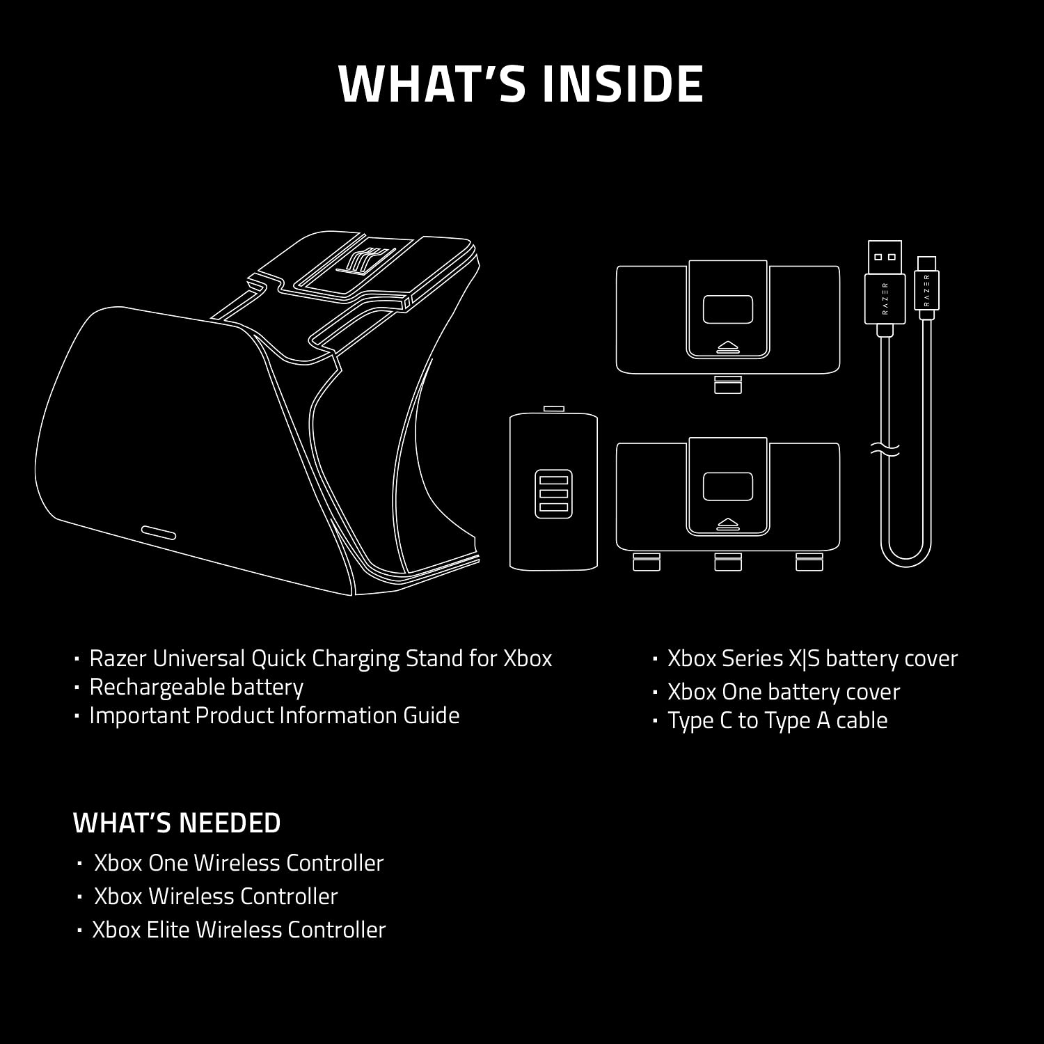 Razer Universal Quick Charging Stand for Xbox Series X|S: Magnetic Secure Charging - Perfectly Matches Xbox Wireless Controllers - USB Powered - Robot White (Controller Sold Separately)