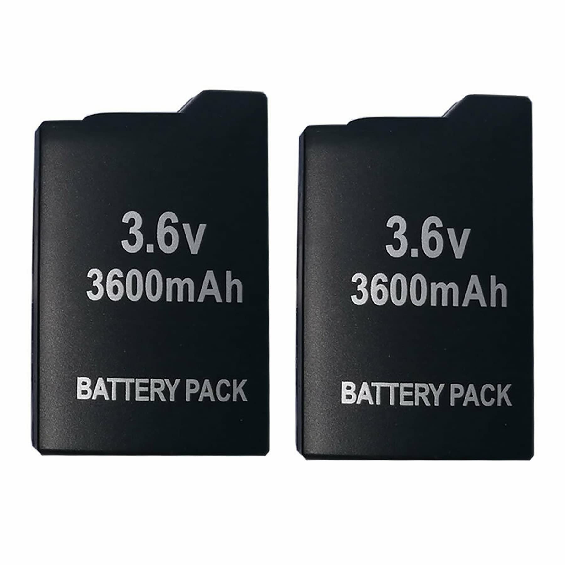 Byforphye 3600mAh 3.6V Rechargeable Battery Pack Lithium Ion Replacement Battery for Sony PSP-S110 Console PSP 2000/3000 PSP-S110 Console (2PCS)