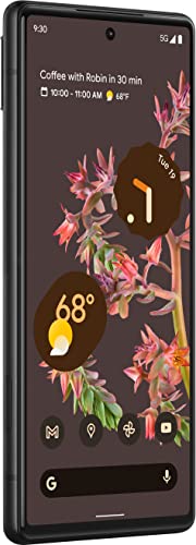 Google Pixel 6 - GB7N6-128GB - Stormy Black (T-Mobile) (Renewed)