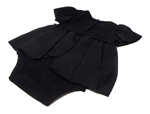 Stephan Baby My First Little Black Party Dress Ruffle-Skirted Diaper Cover, 3-6 Months