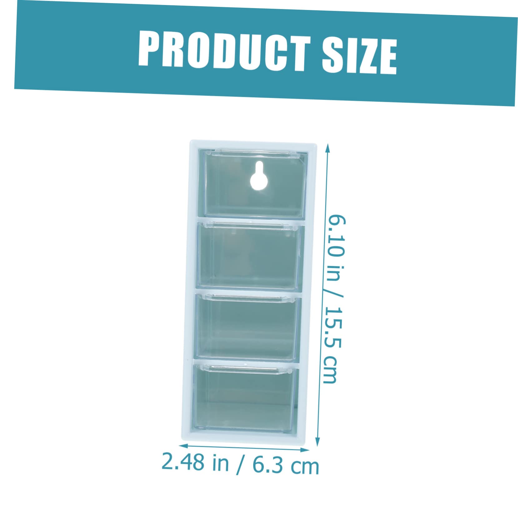 Ciieeo Box Jewelry Storage Box Clear Plastic Storage Bins Jewelry Case Storage Drawer Makeup Storage Cabinet Desk Top Organizer Clear Dresser Storage Shelves Plastic Small Tool