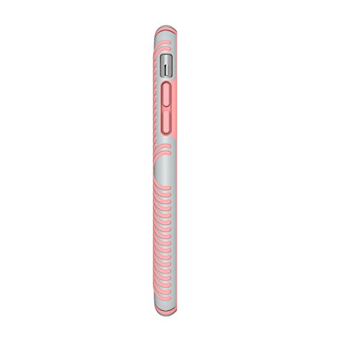 Speck Products Presidio Grip Case for iPhone XS/iPhone X, Dove Grey/Tart Pink (103131-6584)