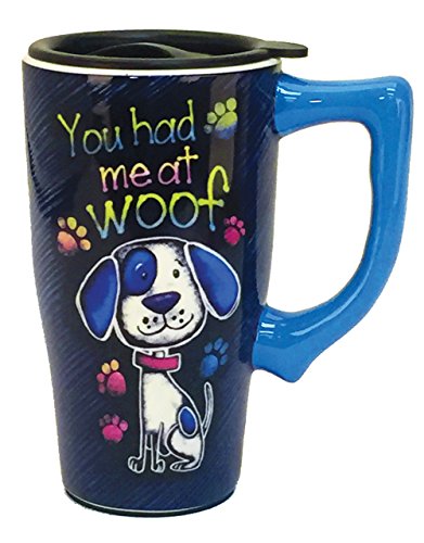 Spoontiques You Had Me at Woof Ceramic Travel Mug