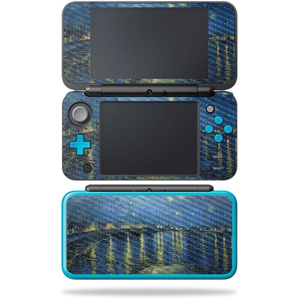 MightySkins Carbon Fiber Skin for Nintendo New 2DS XL - Color Bugs | Protective, Durable Textured Carbon Fiber Finish | Easy to Apply, Remove, and Change Styles | Made in The USA