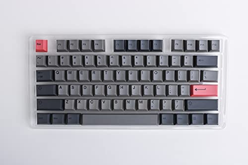 HK GAMING Custom Keycaps | Dye Sublimation PBT Keycap Set for Mechanical Keyboard | 139 Keys | Cherry Profile | ANSI US-Layout | Compatible with Cherry MX, Gateron, Kailh, Outemu | Stealth Dolch