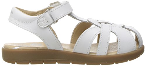 Stride Rite girls Summer Time Sandal (Toddler/Little Kid),White,5 M US Toddler