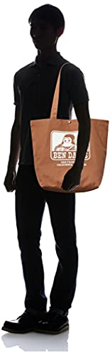 Ben Davis Classic Tote_Brown Tote Bag, Brown