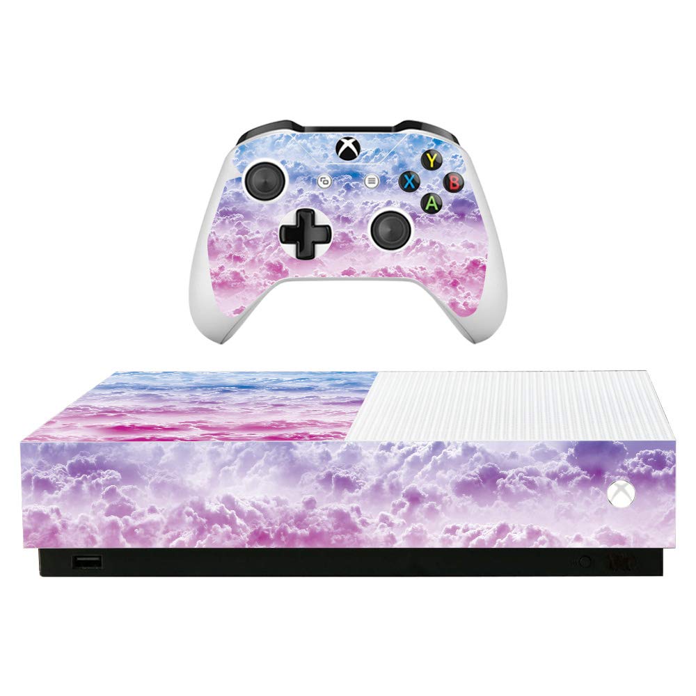 MightySkins Skin for Microsoft Xbox One S All-Digital Edition - Marijuana | Protective, Durable, and Unique Vinyl Decal wrap cover | Easy To Apply, Remove, and Change Styles | Made in the USA, Model Number: MIXBONSDI-Marijuana