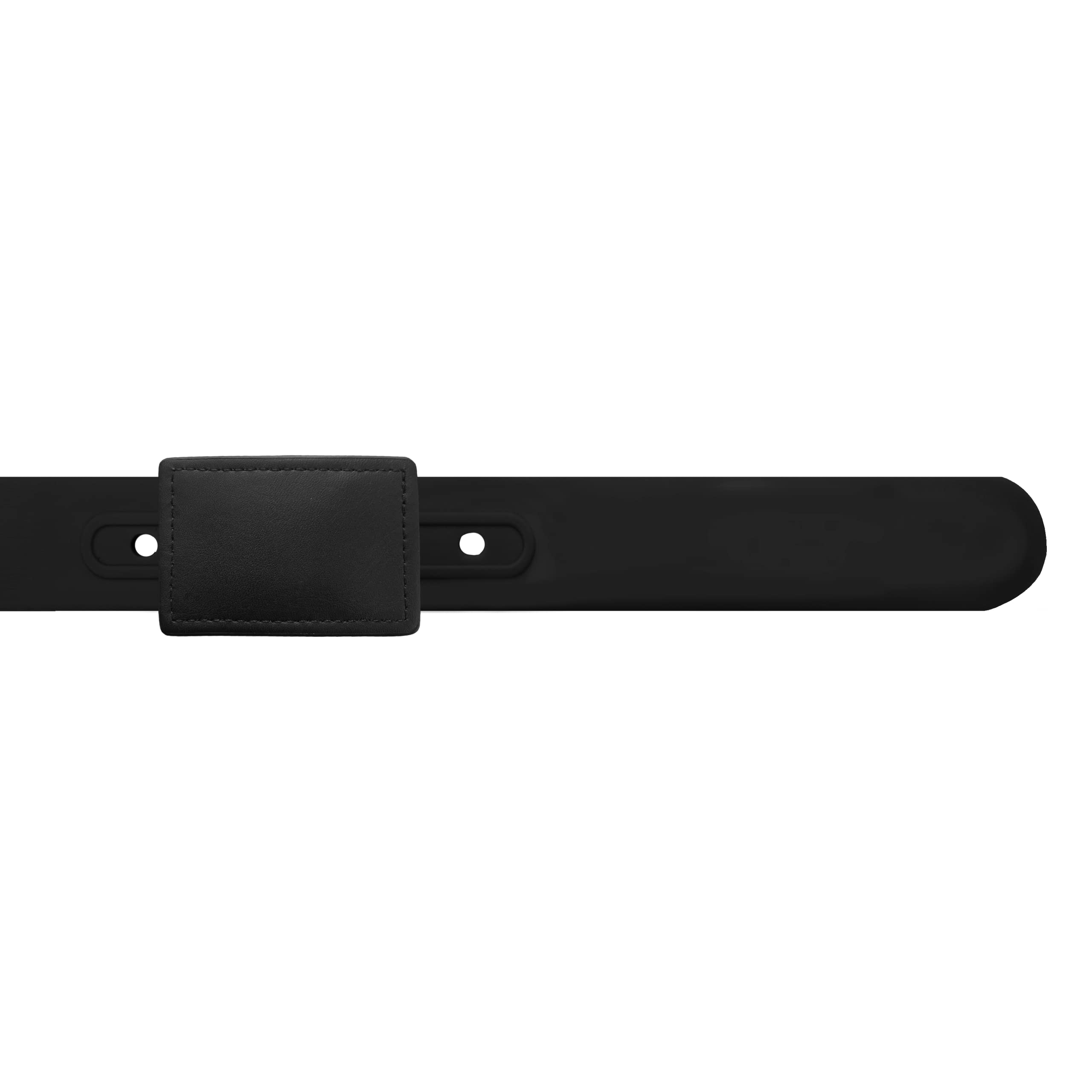 C4 Classic Premium Belt – Heavy Duty, Metal Free, TSA Friendly, Work Belt – Adjustable to 44 Inch - Black Strap with Black No Scratch Buckle