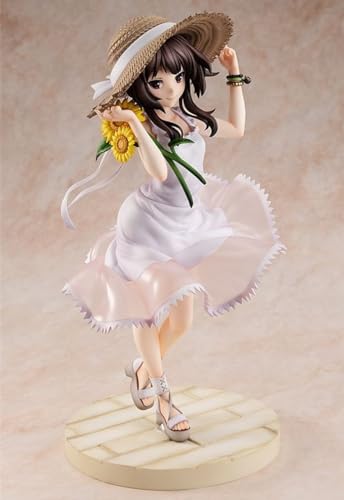 Kadokawa KonoSuba: Legend of Crimson: Megumin (Sunflower One-Piece Dress Version) PVC Figure, Multicolor