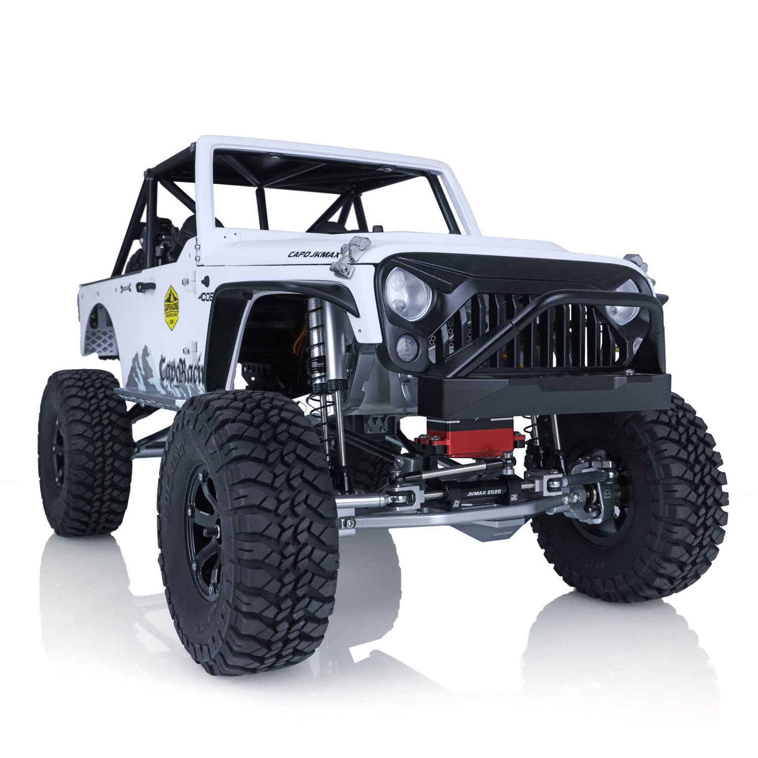 Capo JKMAX Metal Chassis 1/8 RC Crawler Car Assembled Model ESC Motor Radio GT5