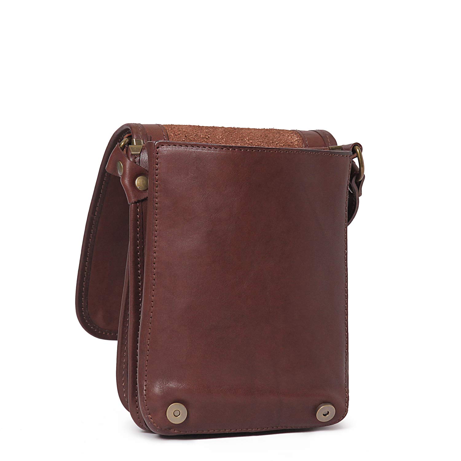 I Medici Varese Small Crossbody Purse in Chocolate