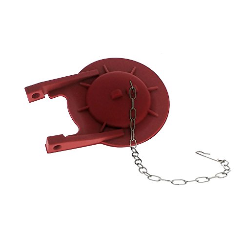 Essential Values 3-Inch Toto Toilet Flapper Replacement - Rubber Toilet Tank Flapper with Chain and Hook, Aftermarket Toilet Flapper for G-Max, Thu499s, Thu331s, Thu175s & 2021bp Toto Toilet Models