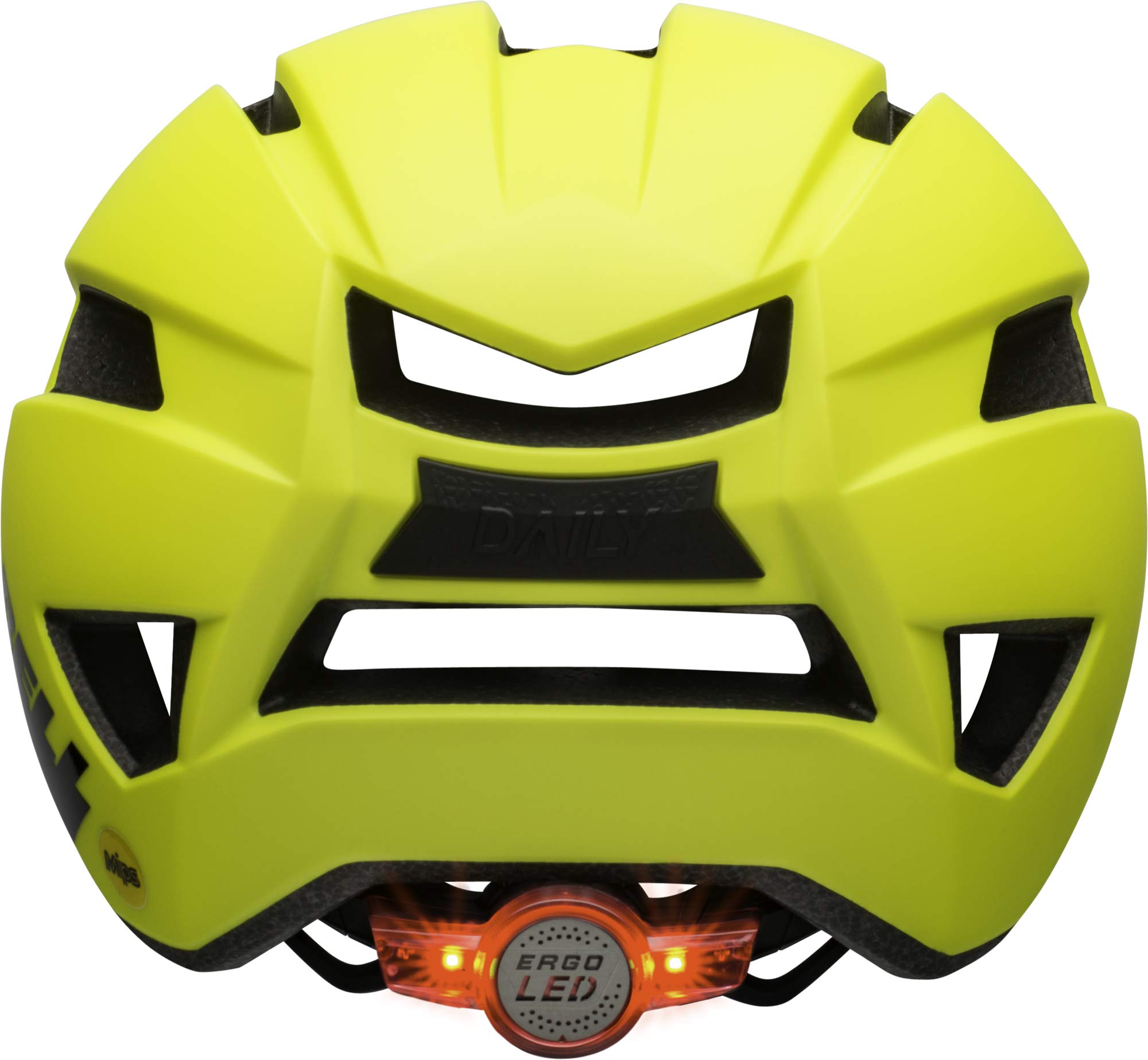 BELL Daily MIPS LED Adult Commuter Bike Helmet - Matte Hi-Viz (Discontinued), Universal Women's (50-57 cm)