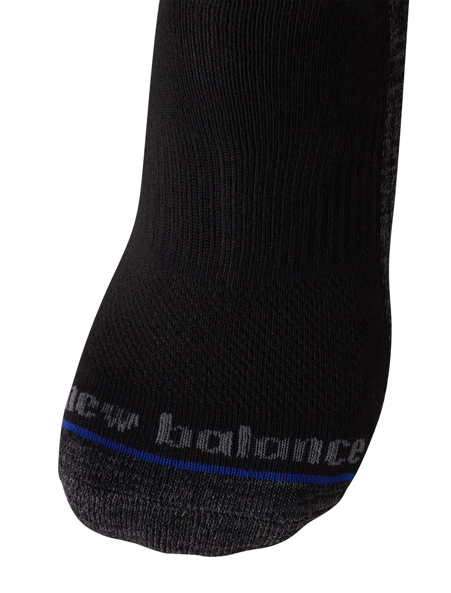 New Balance Men's Low Cut Socks - 12 Pack Performance Cushion No Show Athletic Socks for Men with Arch Support (Size: 6-12.5), Size 6-12.5, Black/Grey Assorted