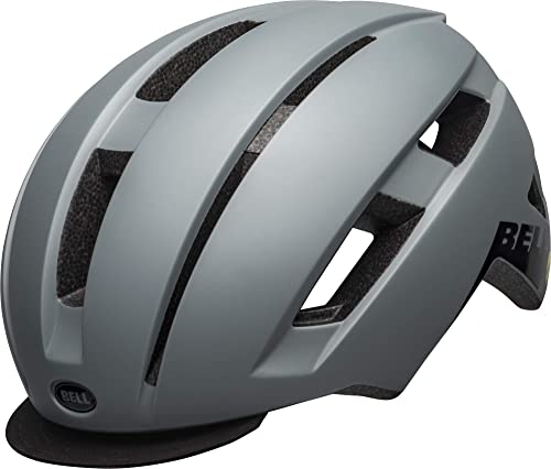 BELL Daily MIPS LED Adult Commuter/Urban Bike Helmet - Matte Gray/Black, Medium/Large (53-60 cm)