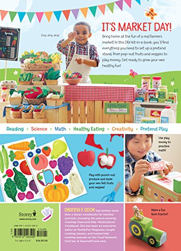 Farmers Market Create-and-Play Activity Book: 100 Stickers + Games, Crafts & Fun!