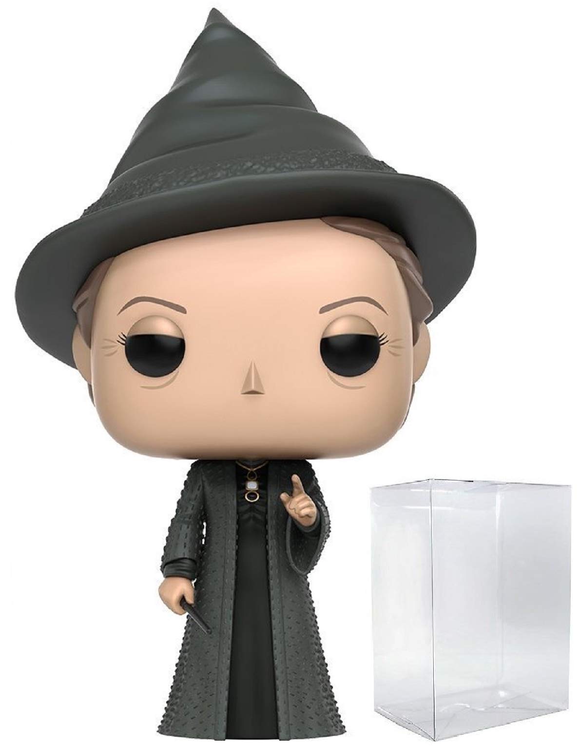 Funko Pop! Movies: Harry Potter - Professor Minerva McGonagall #37 Vinyl Figure (Bundled with Pop Box Protector Case)