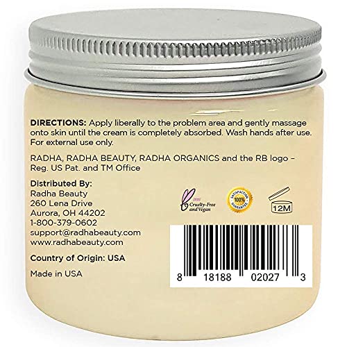 Radha Beauty Hot Cream - 100% Natural Thermogenic Cream, Increase Sweat and Shed Excess Water During Exercise. for Men and Women - Deep Tissue Massage Muscle Relaxer