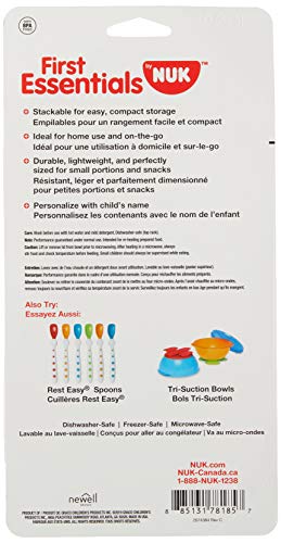 NUK First Essentials Bunch-a-Bowls, 4 Count