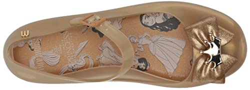 Mini Melissa Girls Flat Sandals, Beige, 4 Big Kid
