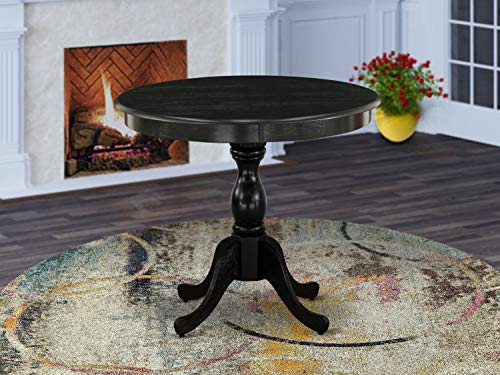 East West Furniture Dining Table, 36x36 Inch, AMT-ABK-TP