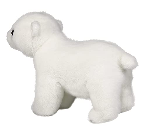 Ice King Bear Lifelike Baby Polar Bear Stuffed Animal - Plush Toy - 9 Inches Length