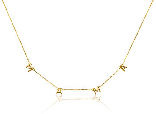 Benevolence LA Gold Mama Necklace Dainty Necklace, Necklaces For Women, Gifts for Mom, 14k Necklace, Mom Gifts from Son or Daughter | Designed in California