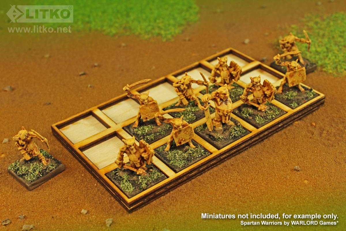 LITKO Formation Trays | Compatible with Oathmark (20mm Square Bases, 5x3)