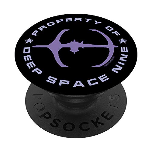 Star Trek Property of DS9 PopSockets Stand for Smartphones and Tablets PopSockets PopGrip: Swappable Grip for Phones & Tablets