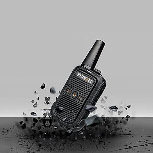 Retevis RT15 Rechargeable Walkie Talkies for Adults,Portable FRS Two-Way Radios Mini,VOX Lock USB Charging,for Outdoor Camping,Family Travel(1 Pack)