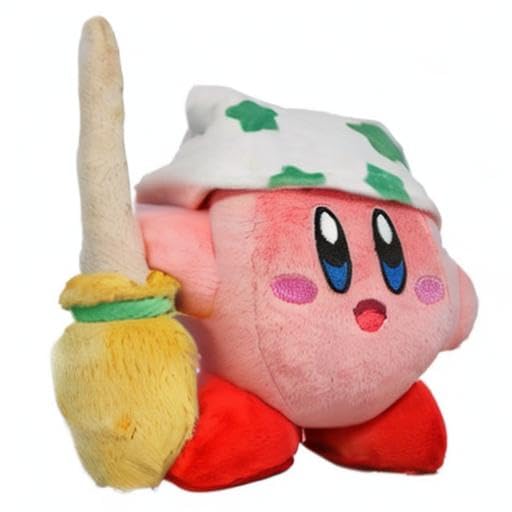 Little Buddy 1459 Kirby of The Stars Collection: Kirby Cleaning 5" Plush