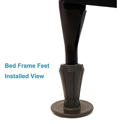 Home's Place Replace Wheels on Bed Frame with These Sturdy Bed Frame Feet Replacement. Keep Bed from Moving. Heavy Duty Bed Frame Feet. Set of 6
