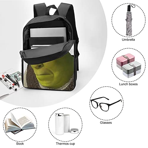 Funny School Backpack Lightweight Bookbags Students Schoolbag Travel Daypack Laptop Bag For Women Men Kids