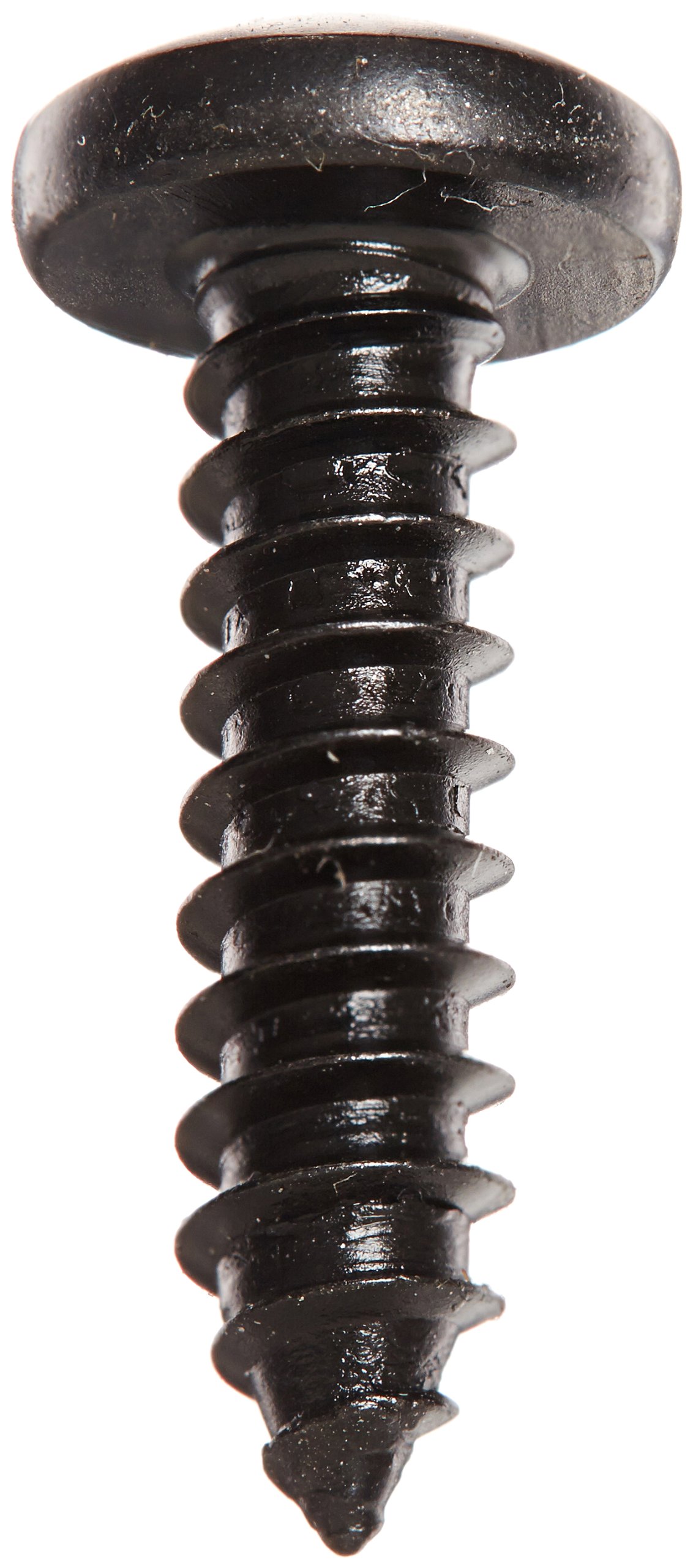 Small Parts 1012ABPPB Steel Sheet Metal Screw, Black Oxide Finish, Pan Head, Phillips Drive, Type AB, #10-16 Thread Size, 3/4" Length (Pack of 100)