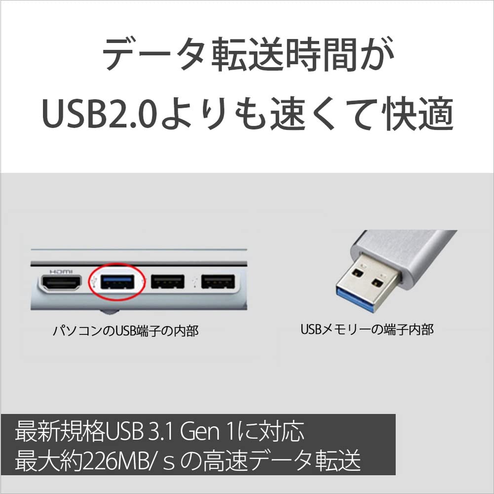 Sony 64GB MicroVault Q-Series USB Flash Drive (USM64GQX/B)