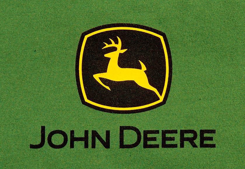 John Deere boys John Deere Kids Trademark Short Sleeve Tee T Shirt, Green, 3 US