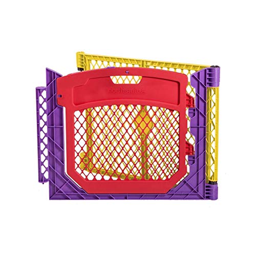 Toddleroo by North States Superyard Colorplay Ultimate 2 Panel Extension, Made in USA: Increases play space up to 34.4 sq. ft. (Adds 64", Multicolor)