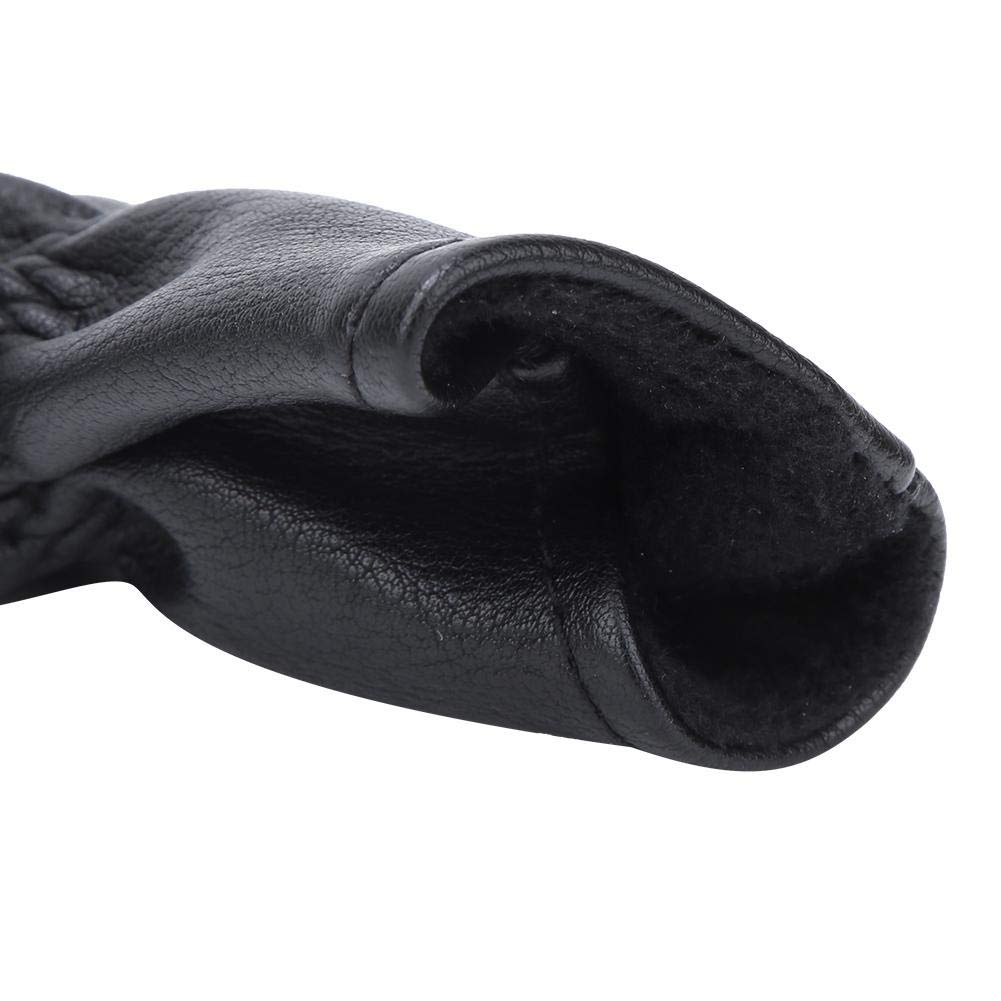 Bnineteenteam 9PCS Golf Headcover,PU Leather Golf Putter Head Cover Waterproof Thicken Plush Golf Putter Head Cover Iron Club Headcovers Accessory(Black)
