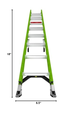 Little Giant Safety Hyperlite 16 Ft Type Iaa Fiberglass Extension Ladder