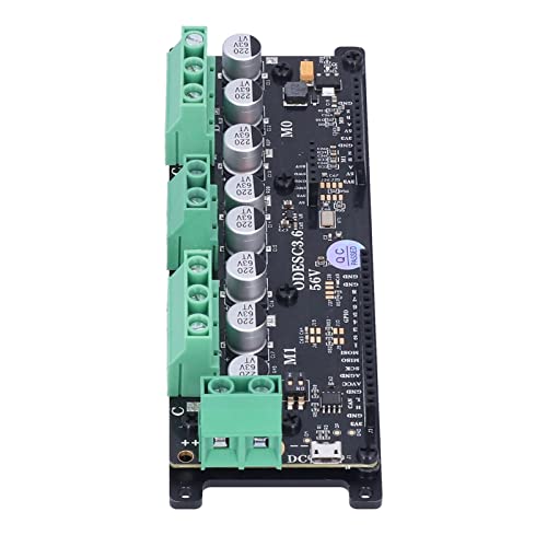 Brushless Motor Driver - Dual Drive Controller Board Based on ODrive for Precise Motor Control of BLDC Motors - Motor Drive Module Compatible with ODESC3.6